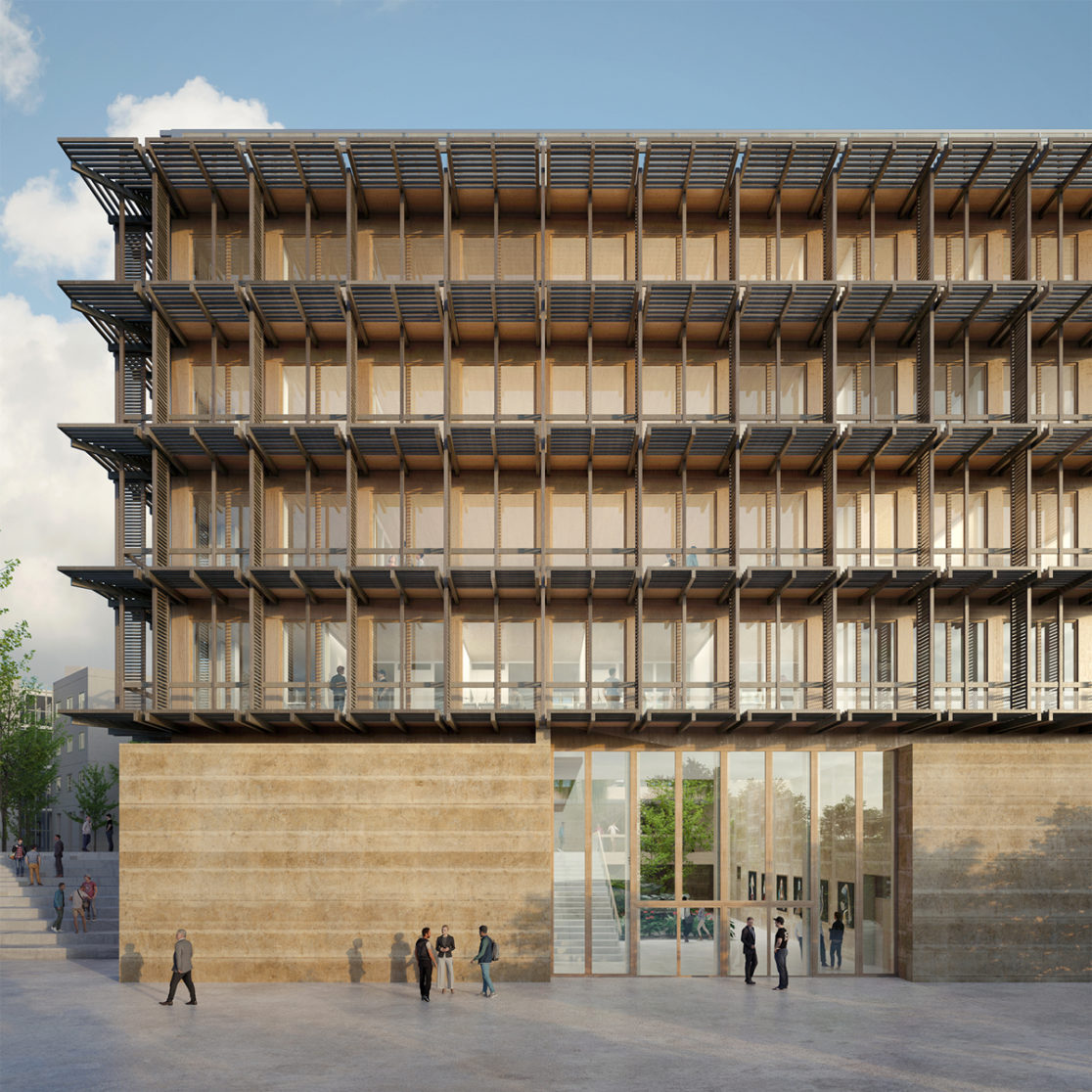 Human Sciences building, UNIL Campus - Lausanne (CH) - COSA Colboc ...